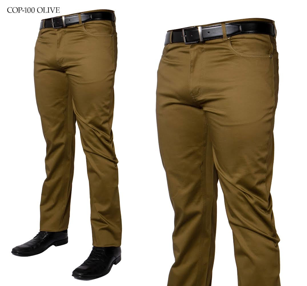 Prestige original olive Jeans for men classic fit stretch material ...