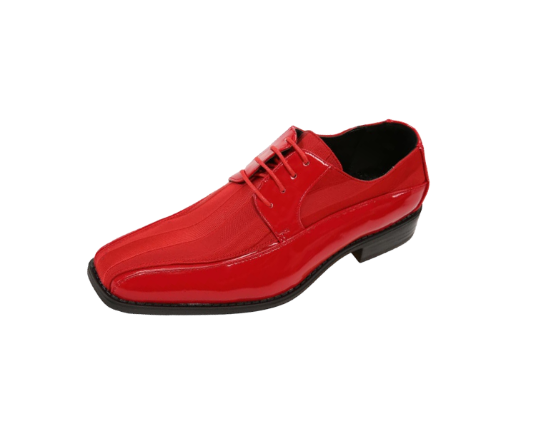 Red Patent Leather Viotti Men's Shoes Classic Formal Wear Style No-179 ...